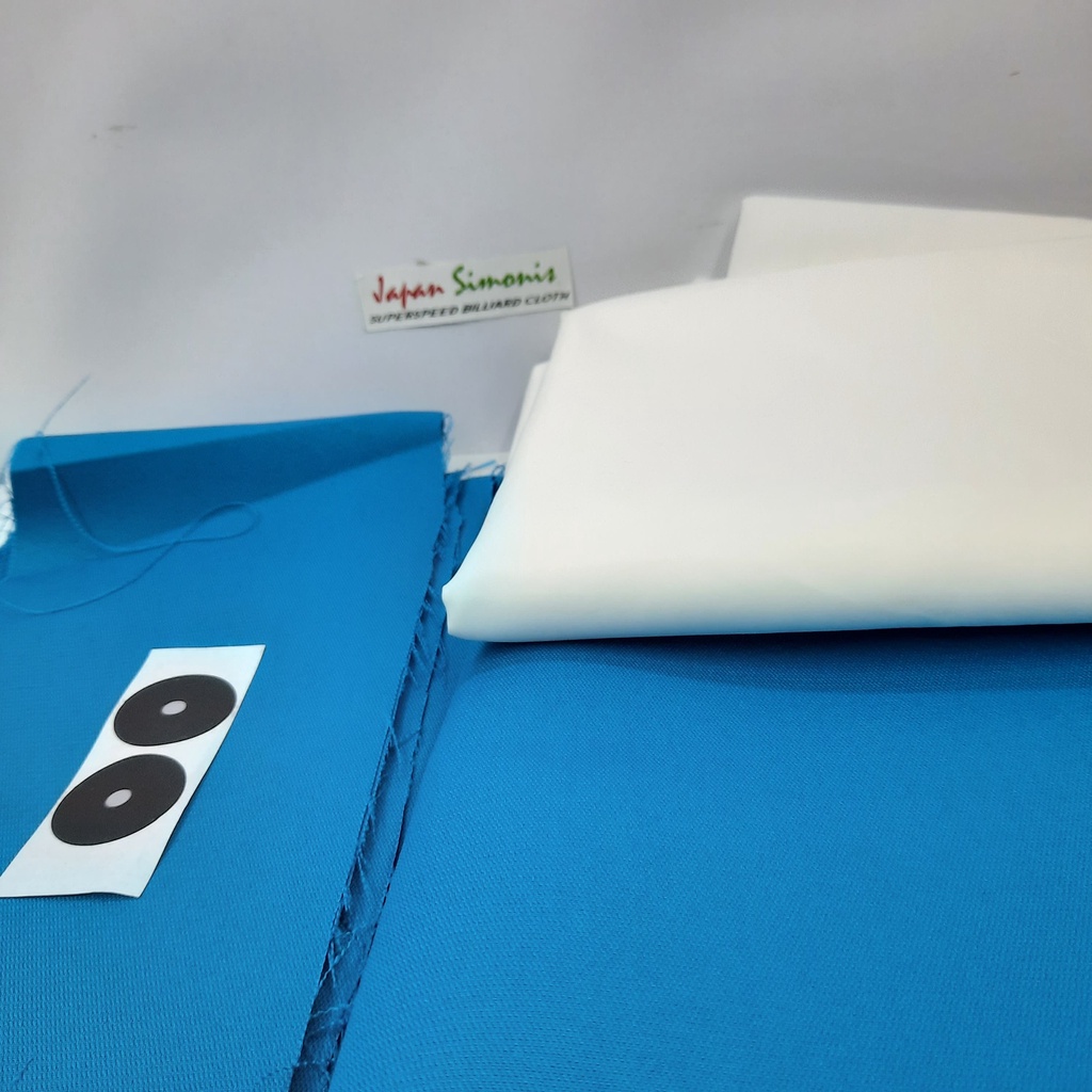 1pc. Japan Simonis Light Blue tapete ng bilyaran with Katsa | Shopee ...