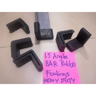 1 1/2 X 1 1/2 inches (38MM) ANGULAR HEAVY DUTY Tubular Rubber Footings ...