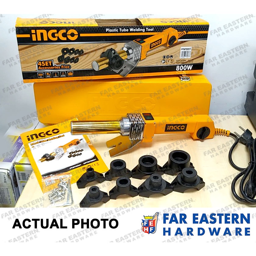 INGCO PVC PPR Pipe Fusion Welding Machine 800W PTWT8001 INPTCD presyo ...