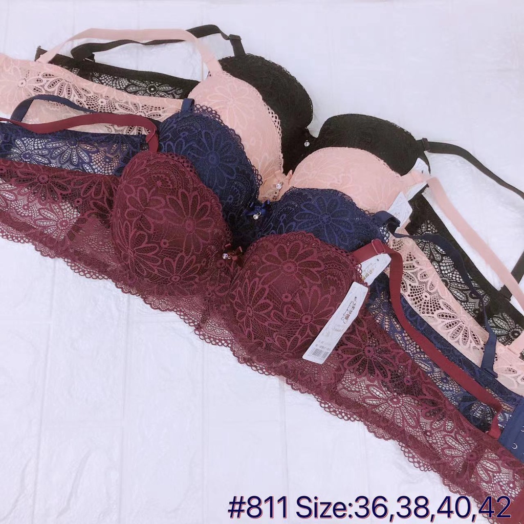 NEW lace bra with wire onhand sizes 36b-42b#811 | Shopee Philippines