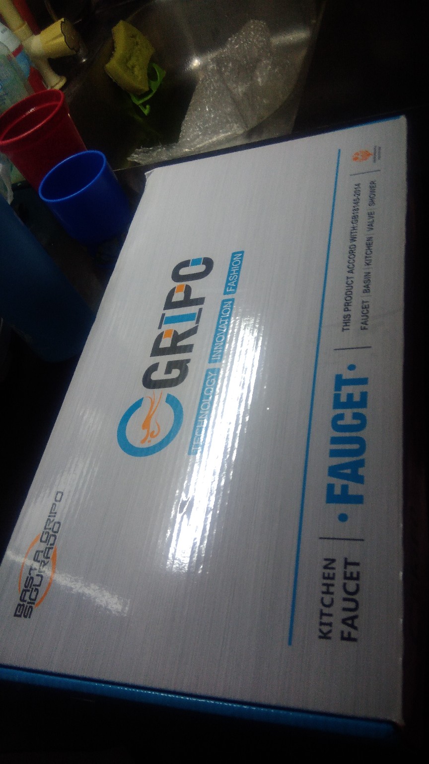 GRIPO sus304 stainless kitchen faucet single cold (GR801) | Shopee ...