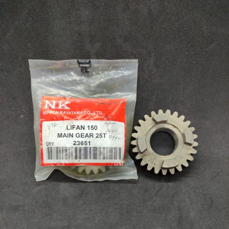 LIFAN 150/CG150/CG125 Main Gear (25T) 23651 ORIGINAL JAPAN | Shopee Philippines