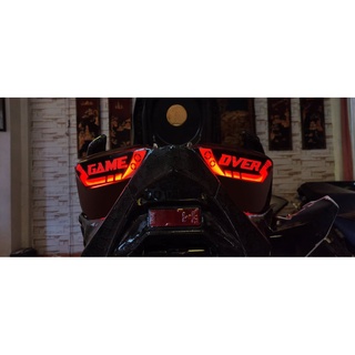 Yamaha Xmax Tail Light Design (Game Over) | Shopee Philippines
