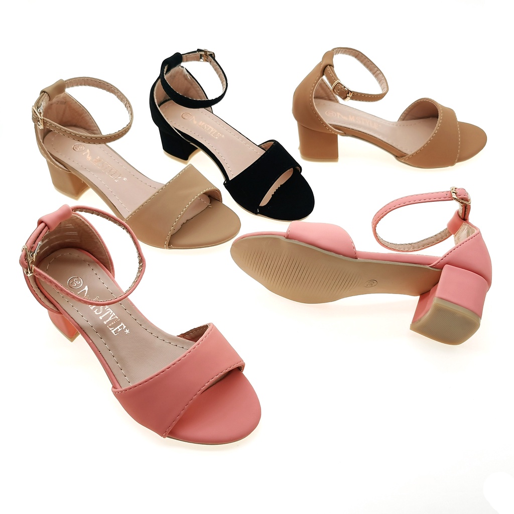 MS338-21# Korean girl's fashion heels kids sandals | Shopee Philippines