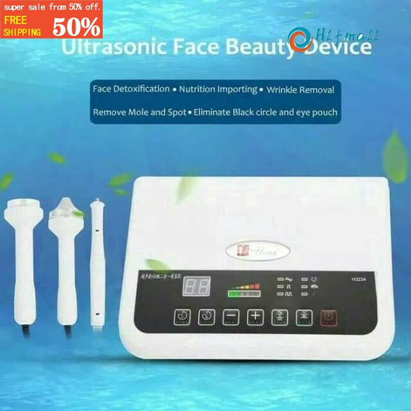 3 in 1 Ultrasonic Beauty Galvanic Instrument Electroplating Corporal ...