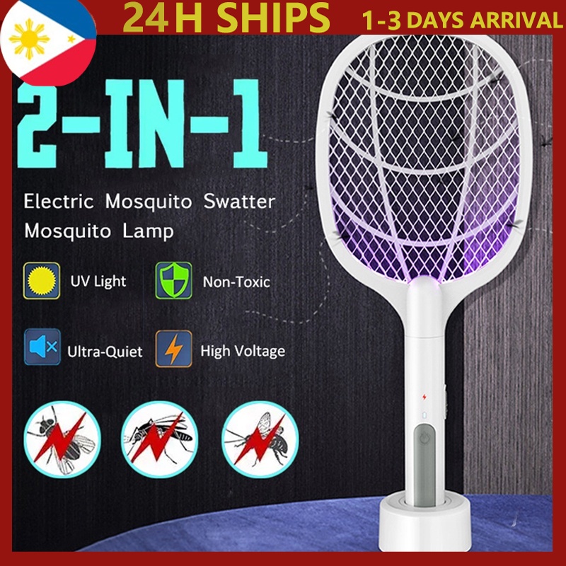 Rechargeable Mosquito Killer Bug Zapper Electric Mosquito Swatter ...