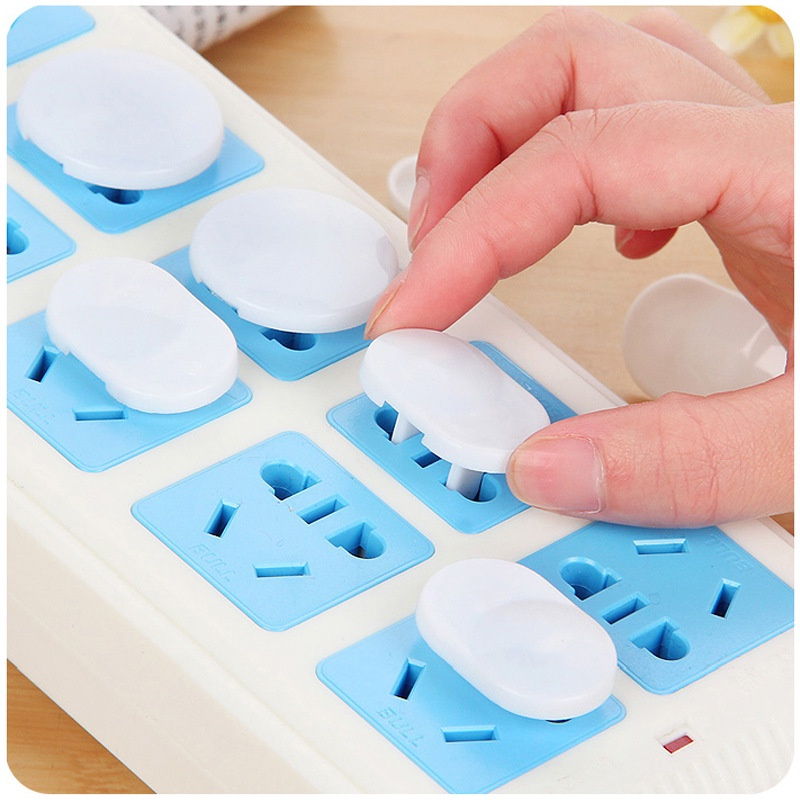 20pcs Two Holes Child Safety Electrical Outlet Cover Plugs for Power ...