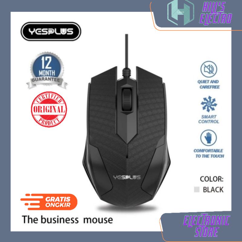 Yesplus YS-1306 5V 100MA 3D Moving Sensitive Office Mouse | Shopee ...