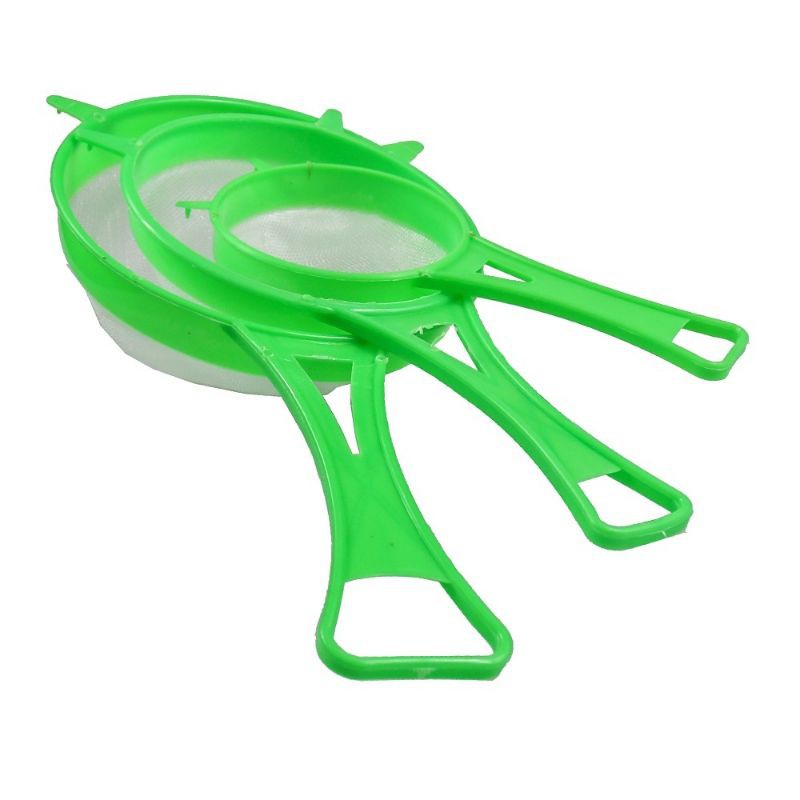 COD 3pcs Plastic kitchen strainer set salaan | Shopee Philippines