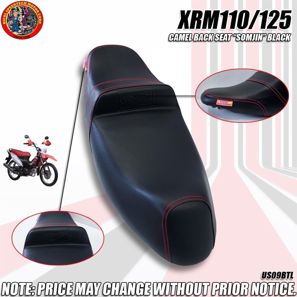XRM110/125 CAMEL BACK SEAT "SOMJIN" BLACK (US09BTL) | Shopee Philippines