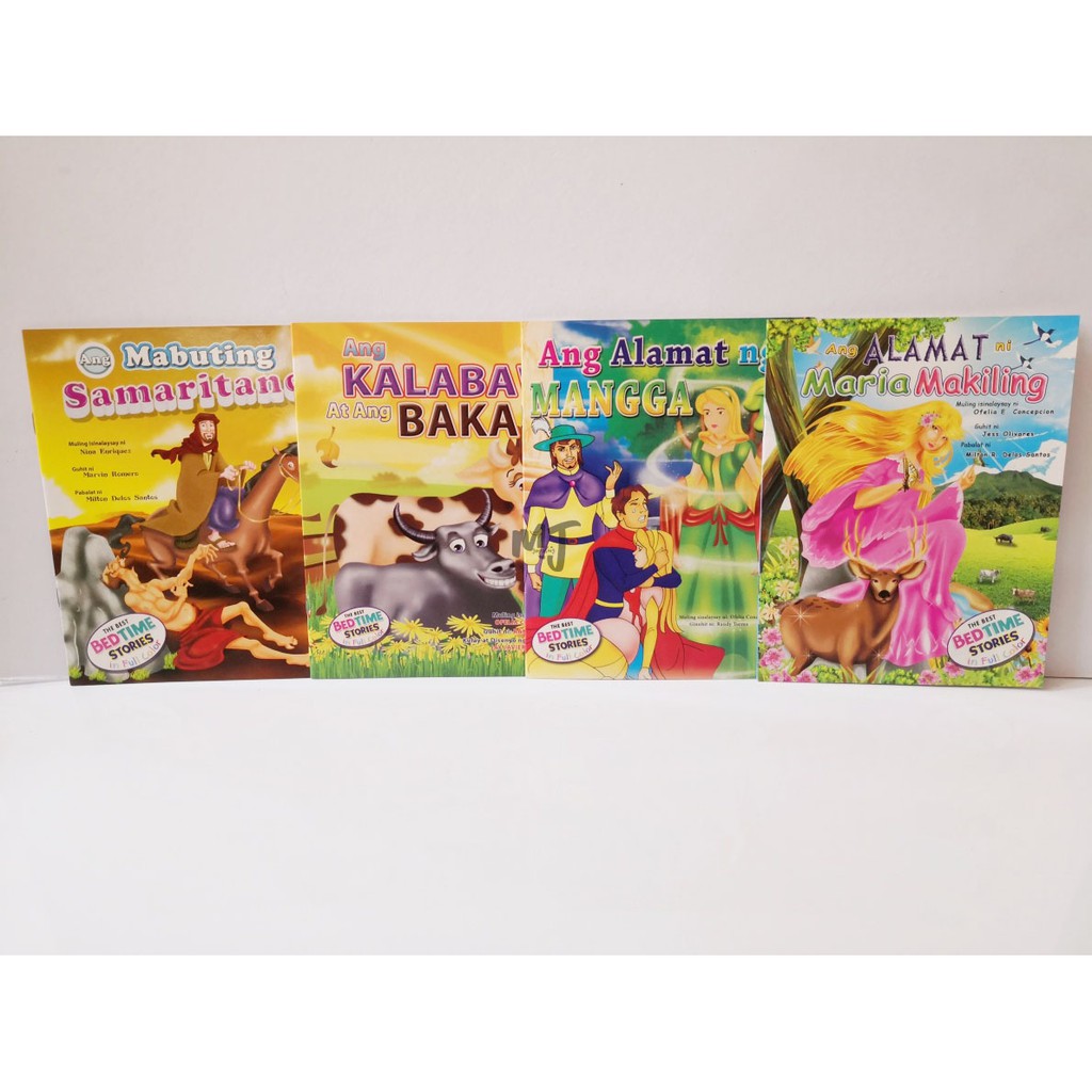 Bedtime Stories Kwentong Pambata Booklet for Kids Tagalog and English ...