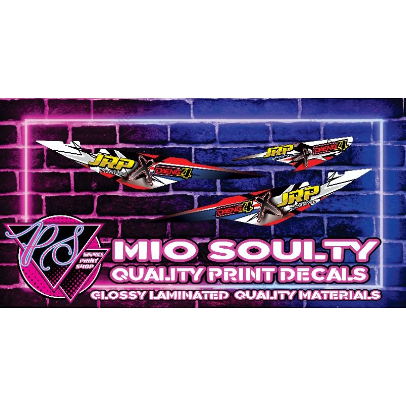 Mio Soulty Jrp X Ds4 Decals | Shopee Philippines