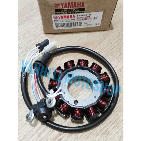 Yamaha Genuine Stator Assy for Mio i125(1 Pulser) GENUINE 2PH-H1410-00 ...