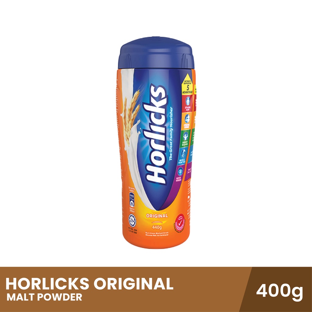 HORLICKS Original Malt Powder 440g | Shopee Philippines