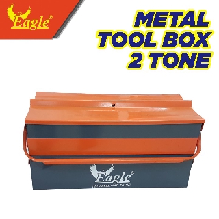 Eagle Metal Tool Box 2 Tone | Shopee Philippines