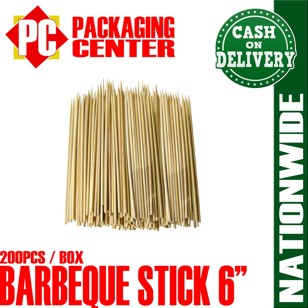Barbeque Stick 6" by 200pcs per box COD Nationwide! | Shopee Philippines