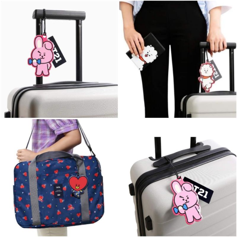 BTS BT21 NAME/LUGGAGE TAG CHIMMY (100% OFFICIAL FROM MONOPOLY STORE ...