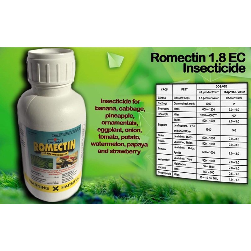 Romectin 100ml (miticide and insecticide) | Shopee Philippines