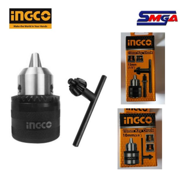 Ingco Chuck 10mm and 13mm with chuck key (please select size) | Shopee ...
