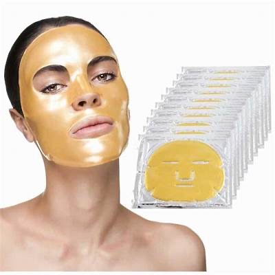 24K Gold Gel Collagen Crystal Facial Masks Sheet Patch Anti Aging ...