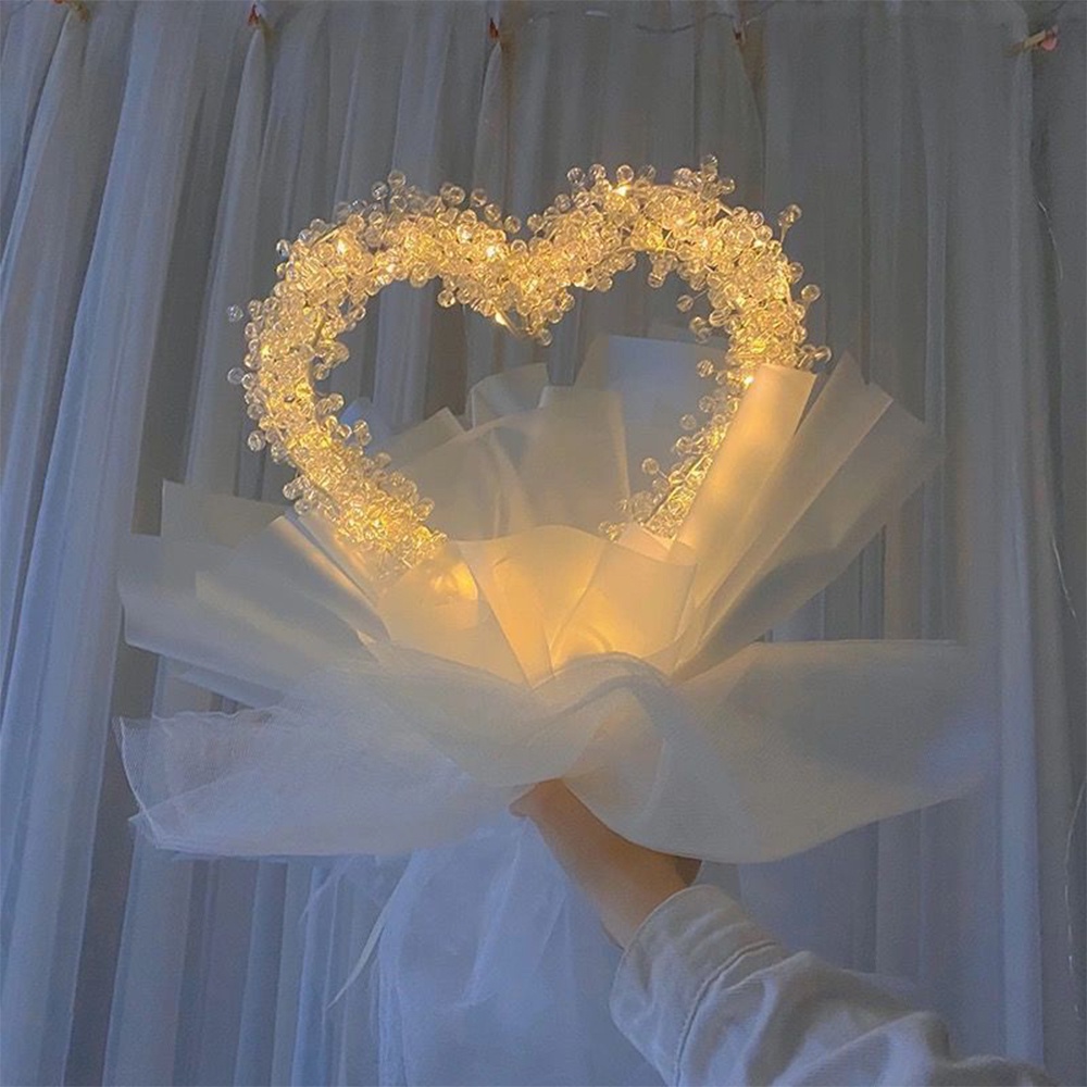 1m long rattan DIY acrylic water droplet string proposal grape string ...