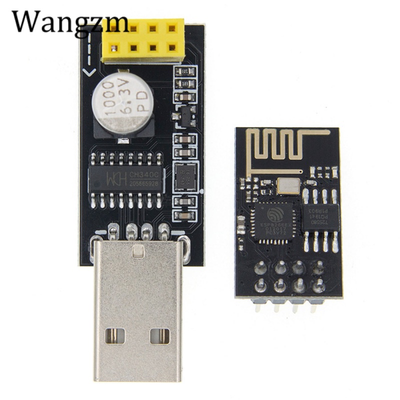 Esp01 Programmer Adapter Uart Gpio0 Esp 01 Adaptater Esp8266 Ch340g Usb To Esp8266 Serial