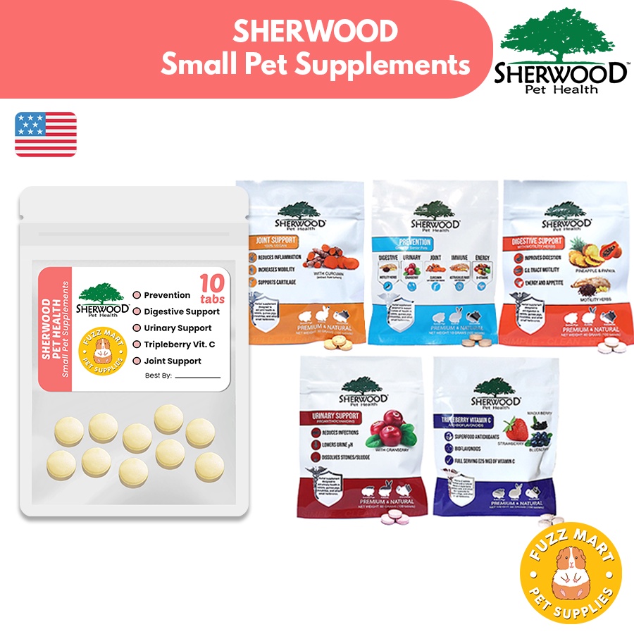 Sherwood Pet Health (10 pcs) Supplements Mini Pack for Guinea Pig and ...