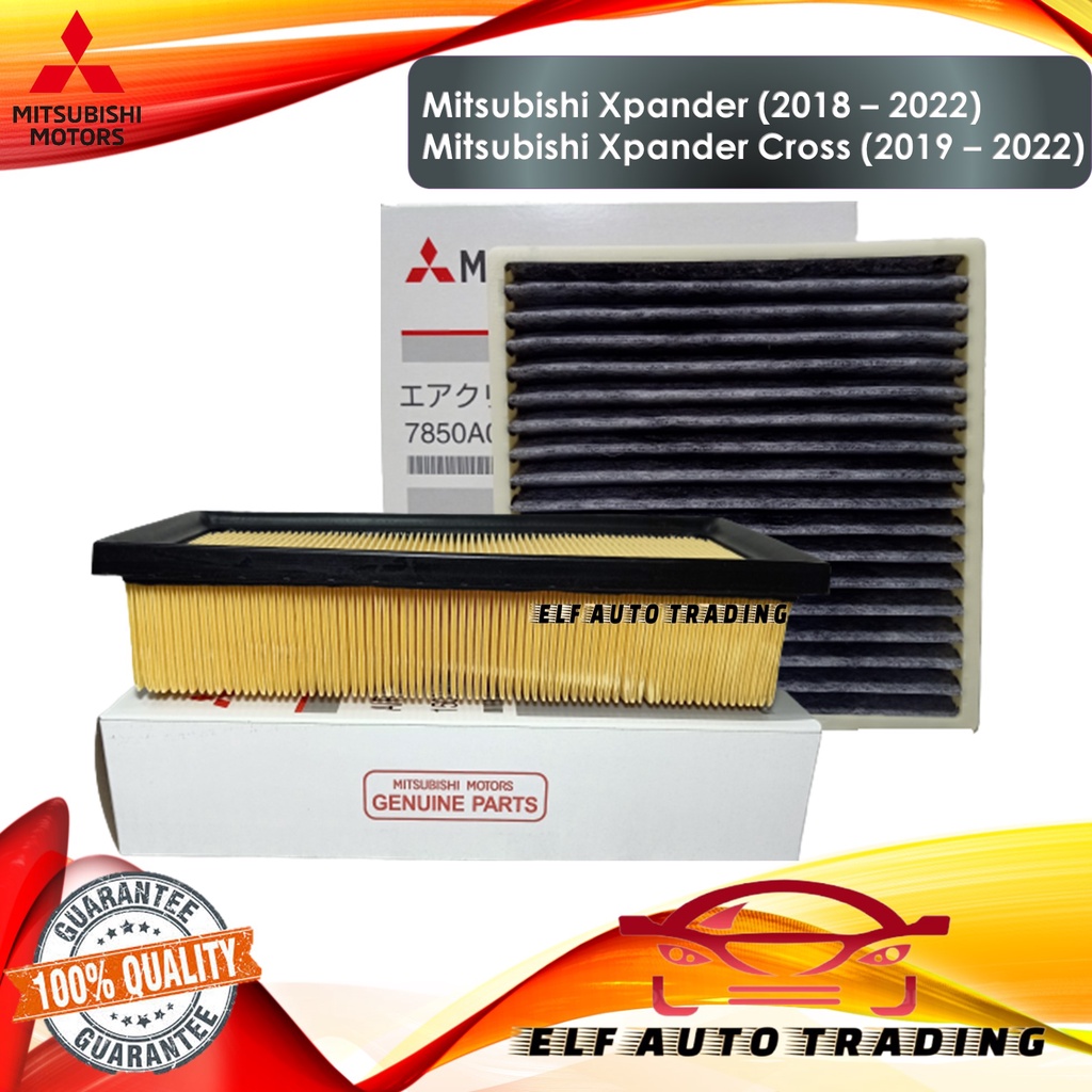 Combo Engine Air Filter and Charcoal Cabin Filter Mitsubishi Xpander ...