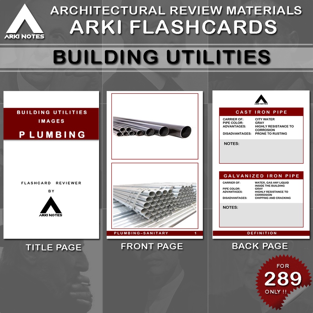 Architectural Flashcards, Online Shop | Shopee Philippines