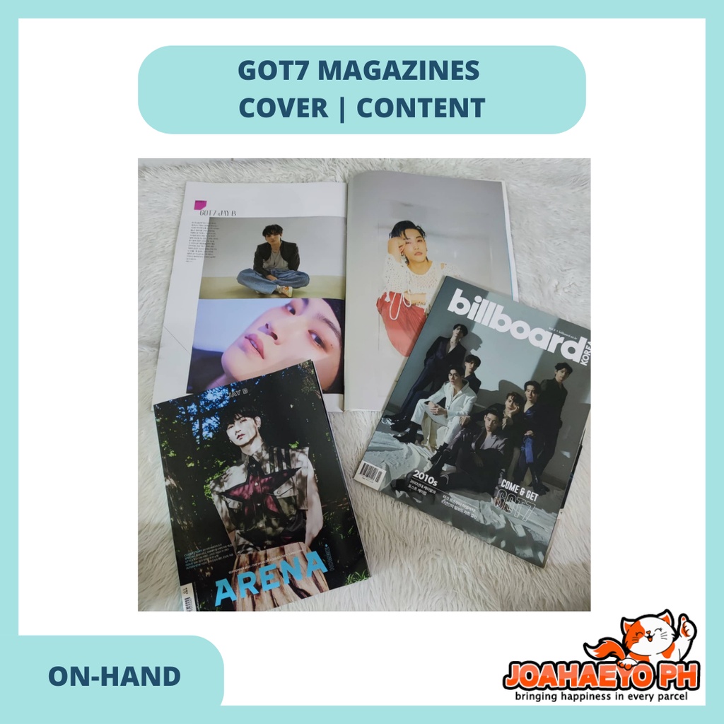 GOT7 OFFICIAL MAGAZINE COVER/INCLUSIONS GOT7 / JAY B / YOUNGJAE ...