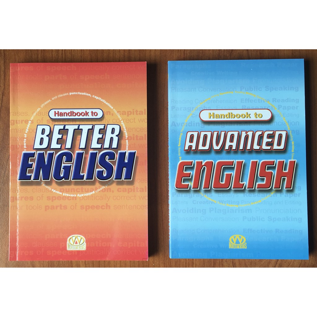🟥 GRAMMAR BOOK SET ( 2 pcs ) : "HANDBOOK TO BETTER ENGLISH" & "HANDBOOK ...