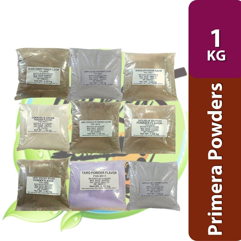Primera Powders Milktea Shake Frappe Hot or Cold 1kg | Shopee Philippines