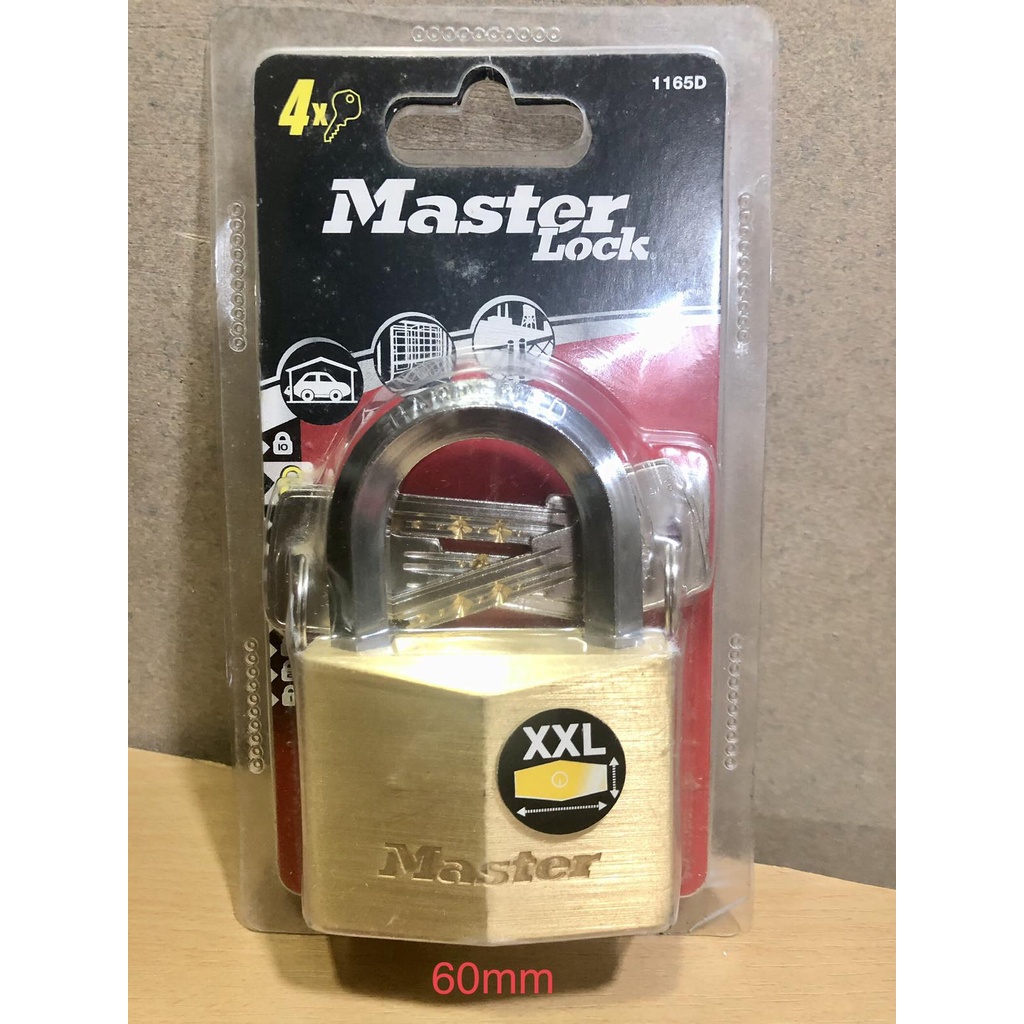 Master Padlock Hexagonal Shackle For Extra Protection Against Bolt ...