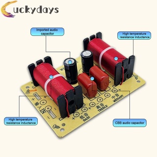 3 Way Speaker Crossover Circuit Treble Midrange Bass Frequency Divider Kit | Shopee Philippines