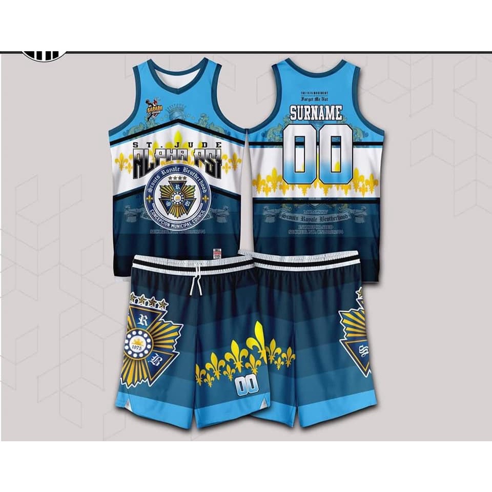 Basketball Jersey Customized Name and Number Sublimation For Men Alpha ...