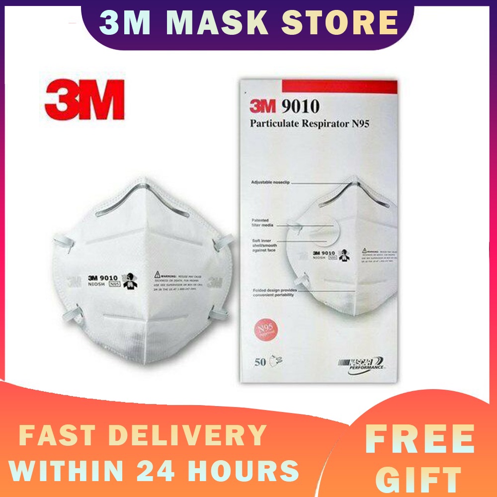 3M Particulate Respirator 9010, N95 & VFlex 3M 9105 | Shopee Philippines