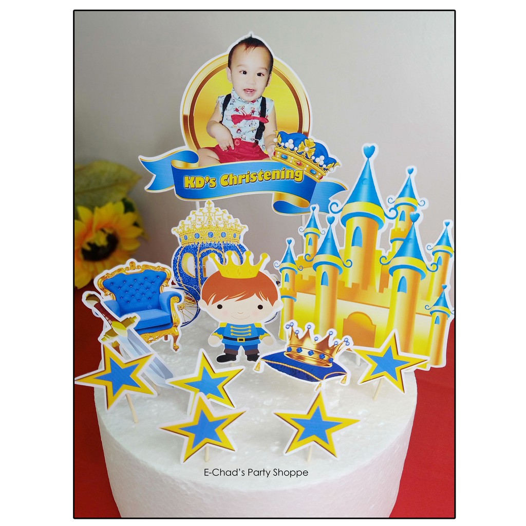 ROYAL PRINCE THEME Cake Topper | Shopee Philippines