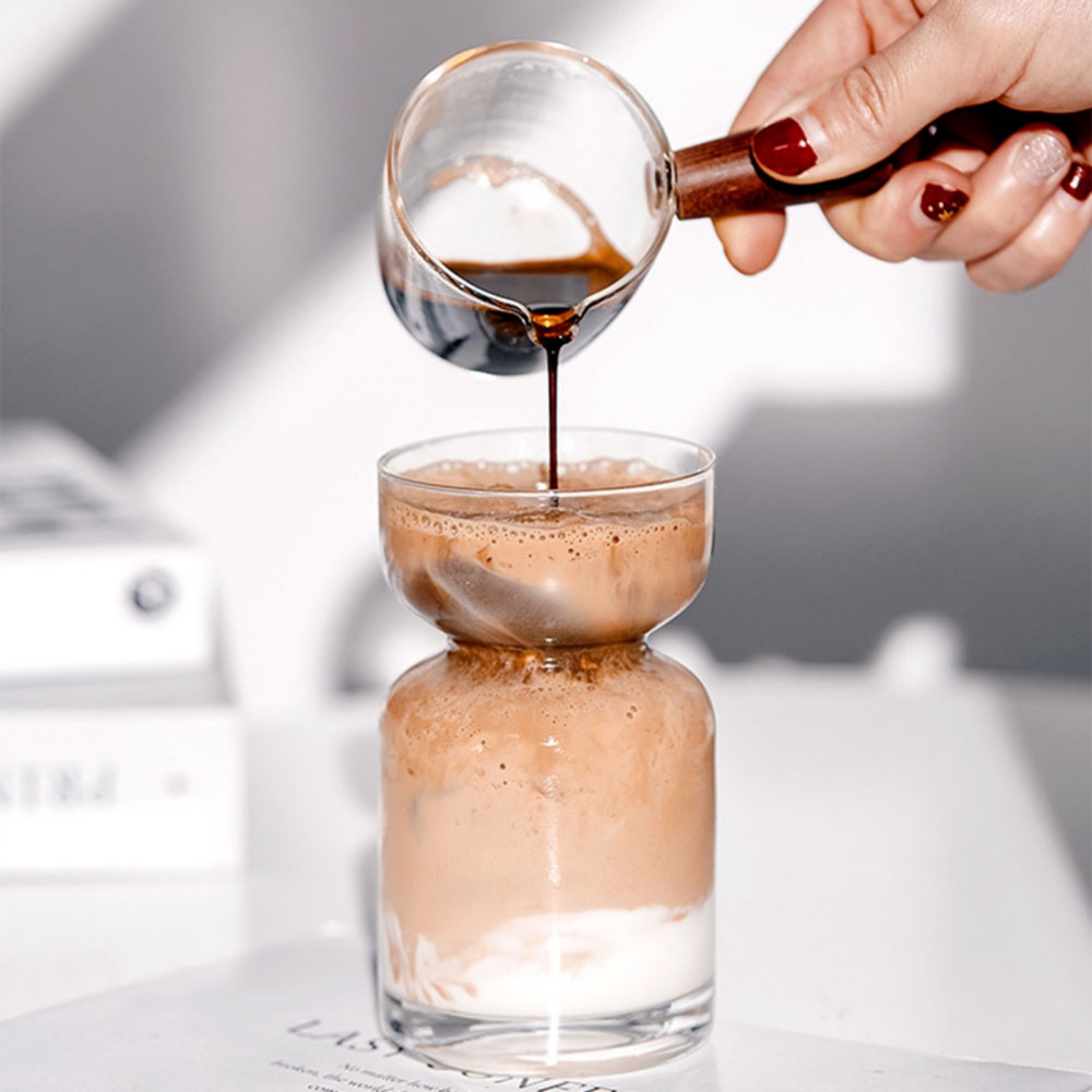 Saturn coffee cup creative time hourglass cup glass cup design milk cup ...