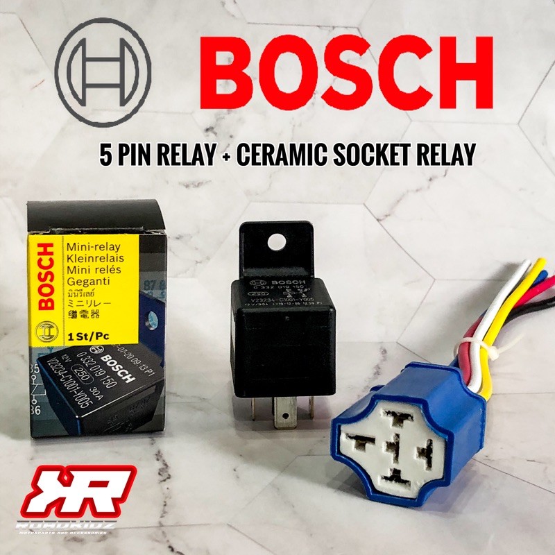 ORIGINAL BOSCH RELAY 12V & SOCKET RELAY | Shopee Philippines