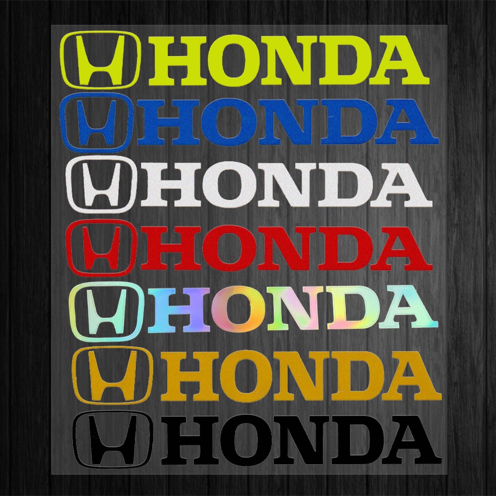 Honda Motorcycle Refit Sticker Personalized Motorcycle Honda Logo ...