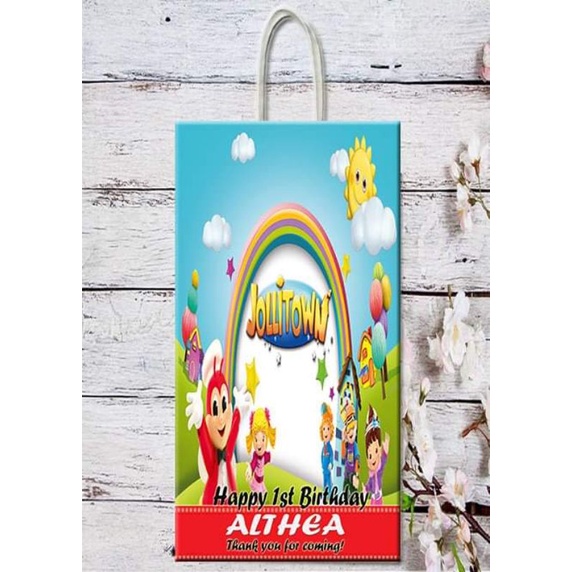 Jollibee Customize Lootbag sold per pack 10pcs. | Shopee Philippines