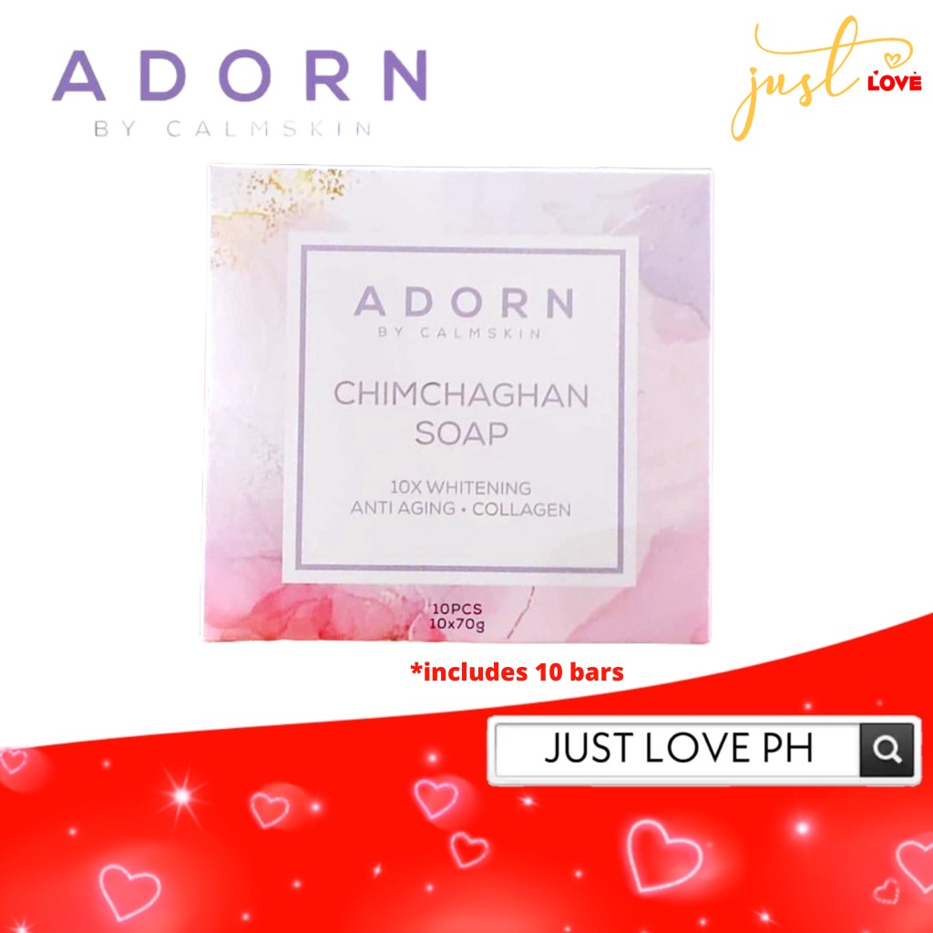 Adorn by Calmskin Chimchaghan Soap 10 Bars | Shopee Philippines