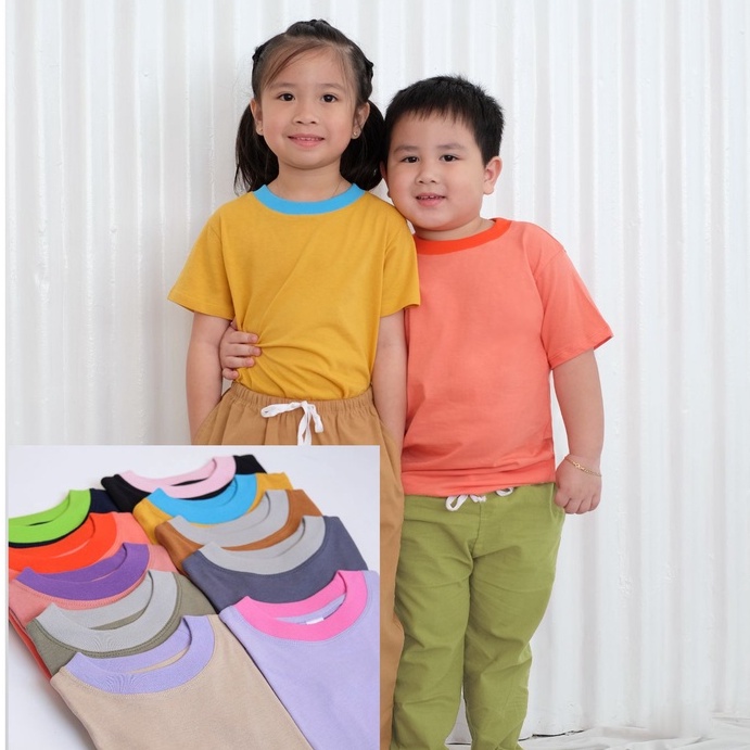 HTP Kids Ringer Tees (1-9yo) | Shopee Philippines