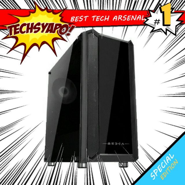 OMEGA XO PREMIUM MID TOWER TEMPERED GAMING CASE W/ 3 FANS | Shopee ...