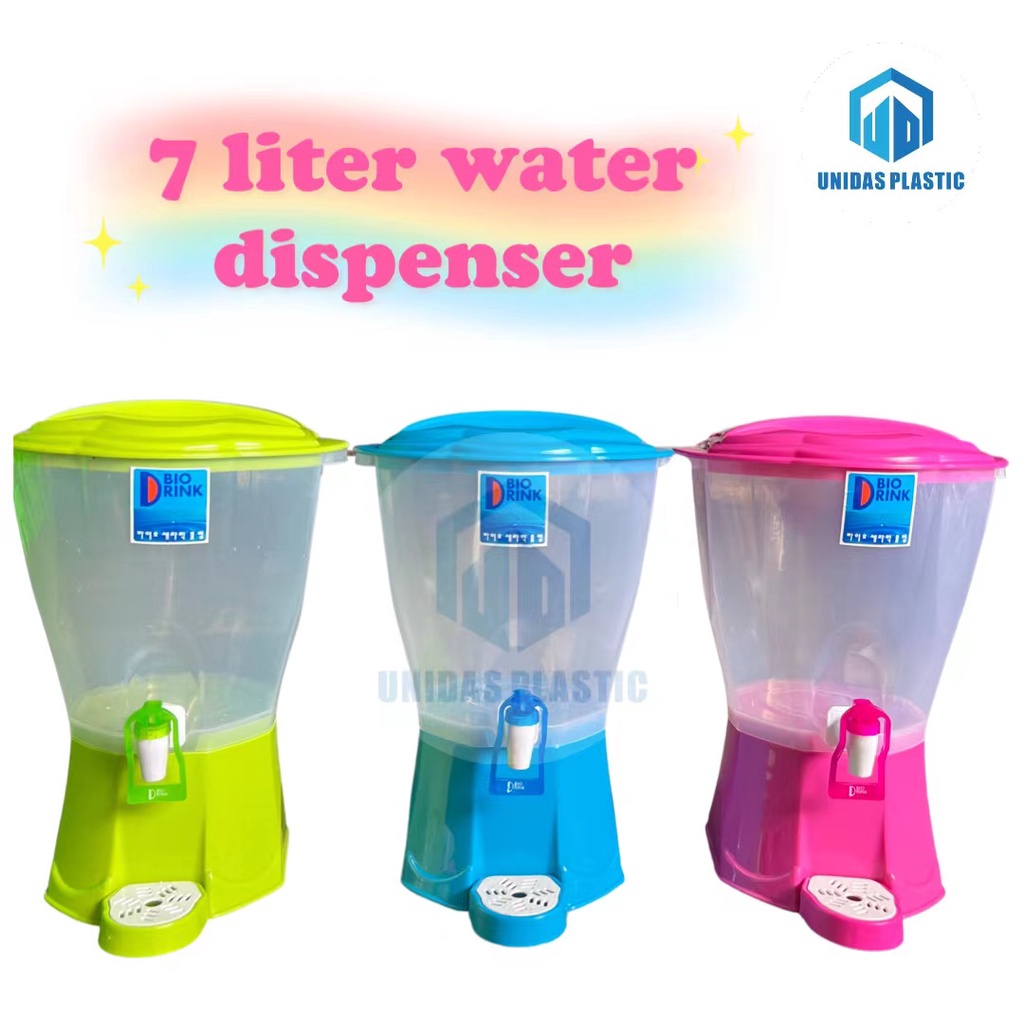 7 liters Bio Drink Water Jug Container with Faucet | Shopee Philippines