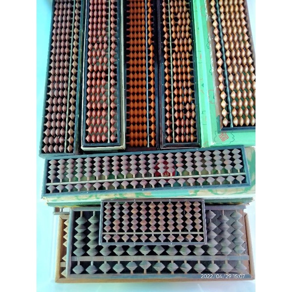 Abacus Used Japanese Abacus Soroban 17 23 25 27 Digit Abacus Japan ...