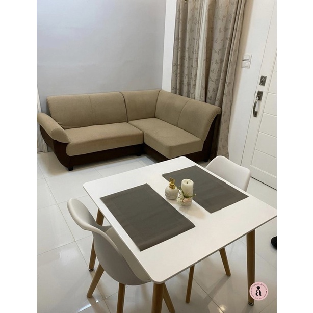 LOWEST SHIPPING FEE SCANDINAVIAN SQUARE DINING TABLE | Shopee Philippines