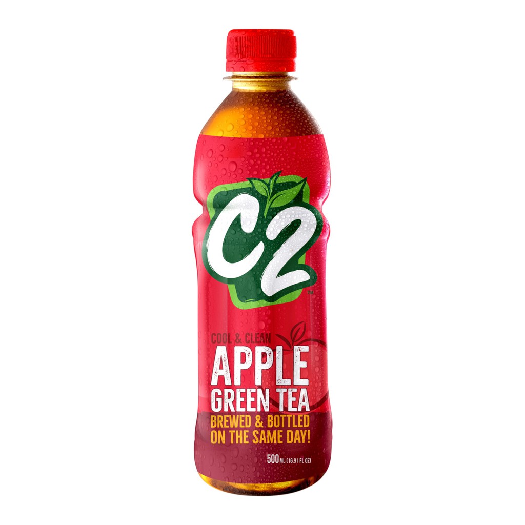 C2 Green Tea Apple Drink 500Ml Shopee Philippines