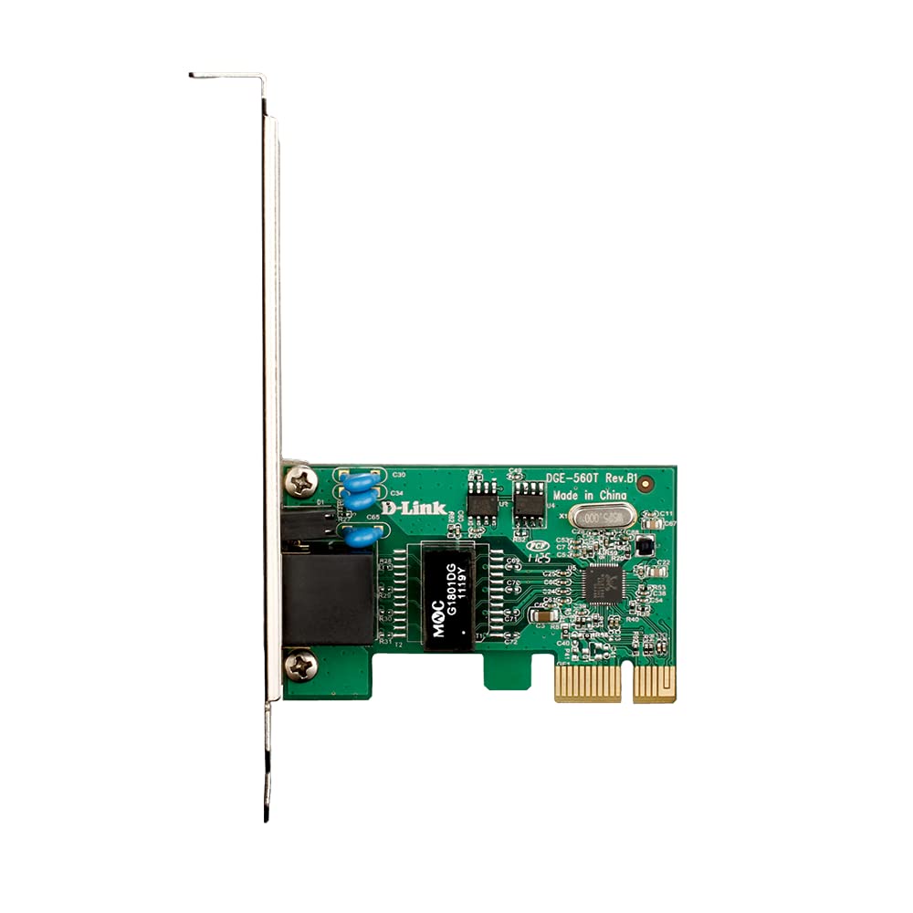 D-Link PCI Express Gigabit Ethernet Network Adapter Card PC PCIE 10/100 ...