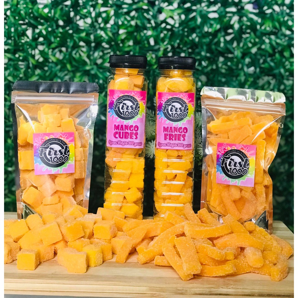 GUMMY MANGO; Cubes / Fries Kutkutin in a Jar/Pouch by First1000 ...